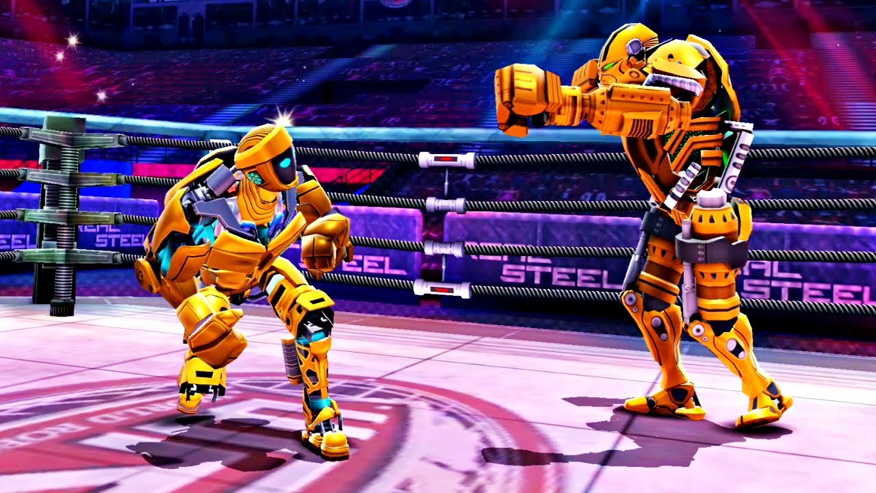 Epic Fight Golden ATOM vs Golden ZEUS Robot Real Steel World Boxing ...