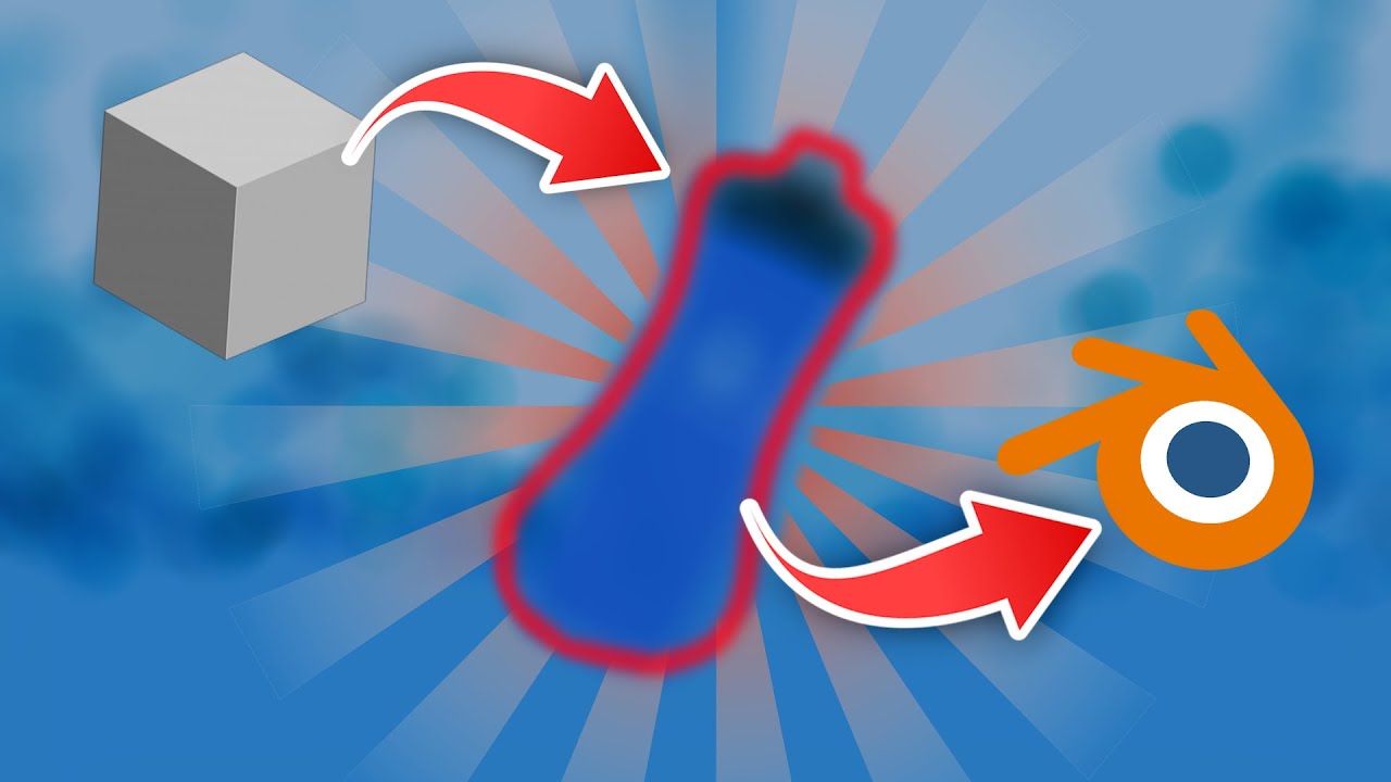 Creating a Water Bottle in Blender | 16x Speed Timelapse - YouTube
