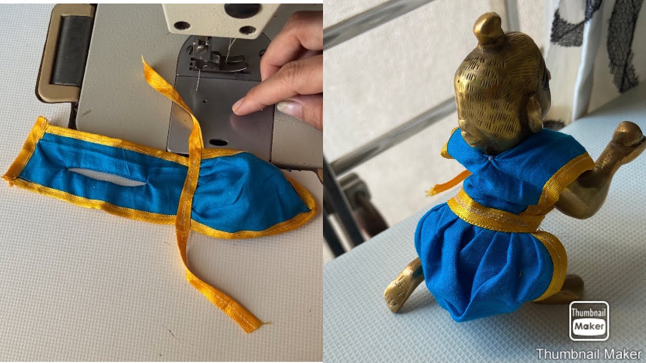 😍(no 4 and 5)😍How to make laddu gopal new simple nappy( langot)cotton ...