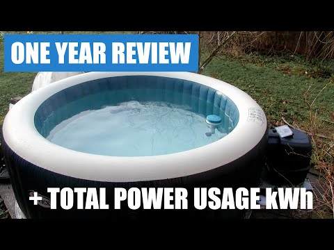 Intex Inflatable Spa Secrets! / Hot Tub Review 1 Year Usage + Total Power Draw in 1 Year