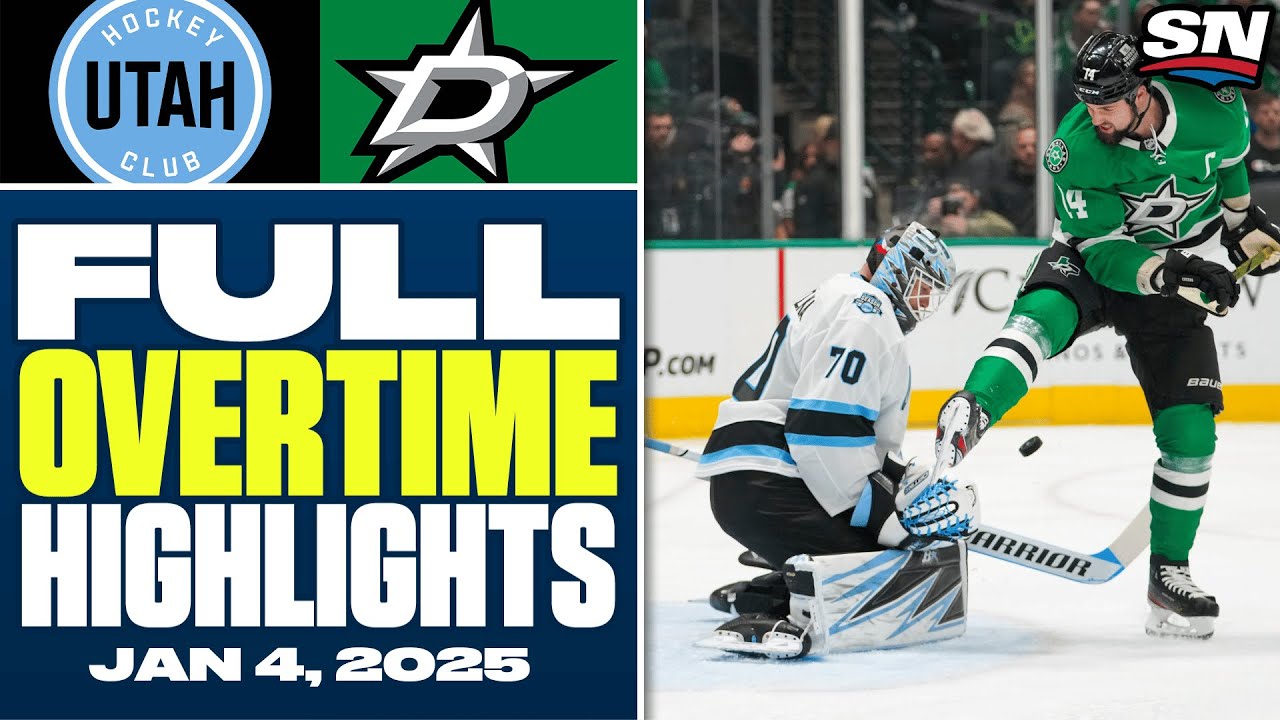 Utah HC at Dallas Stars | FULL Overtime Highlights - January 4, 2025 ...