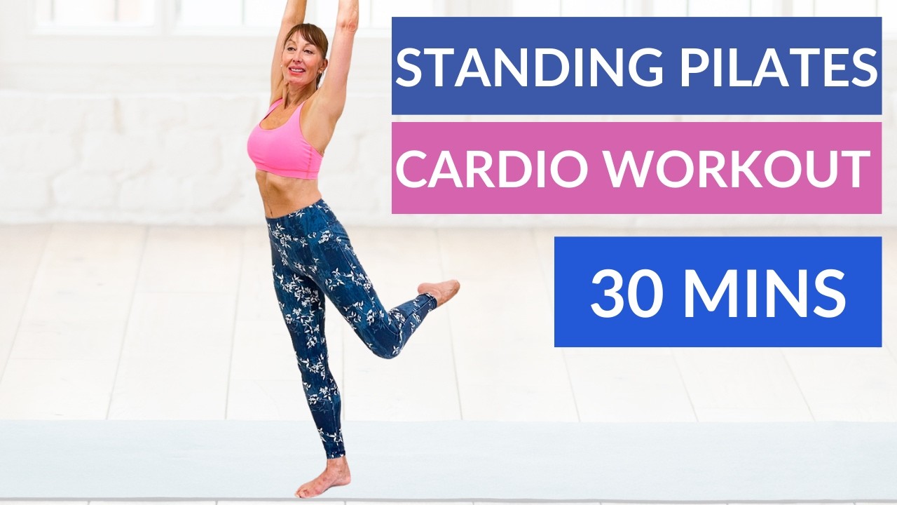 Standing Cardio Workout | No Jumping | Includes Warm Up and Cool Down ...
