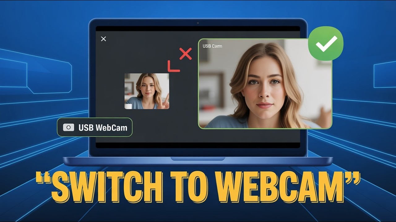 How To Change Laptop Camera To Webcam - YouTube