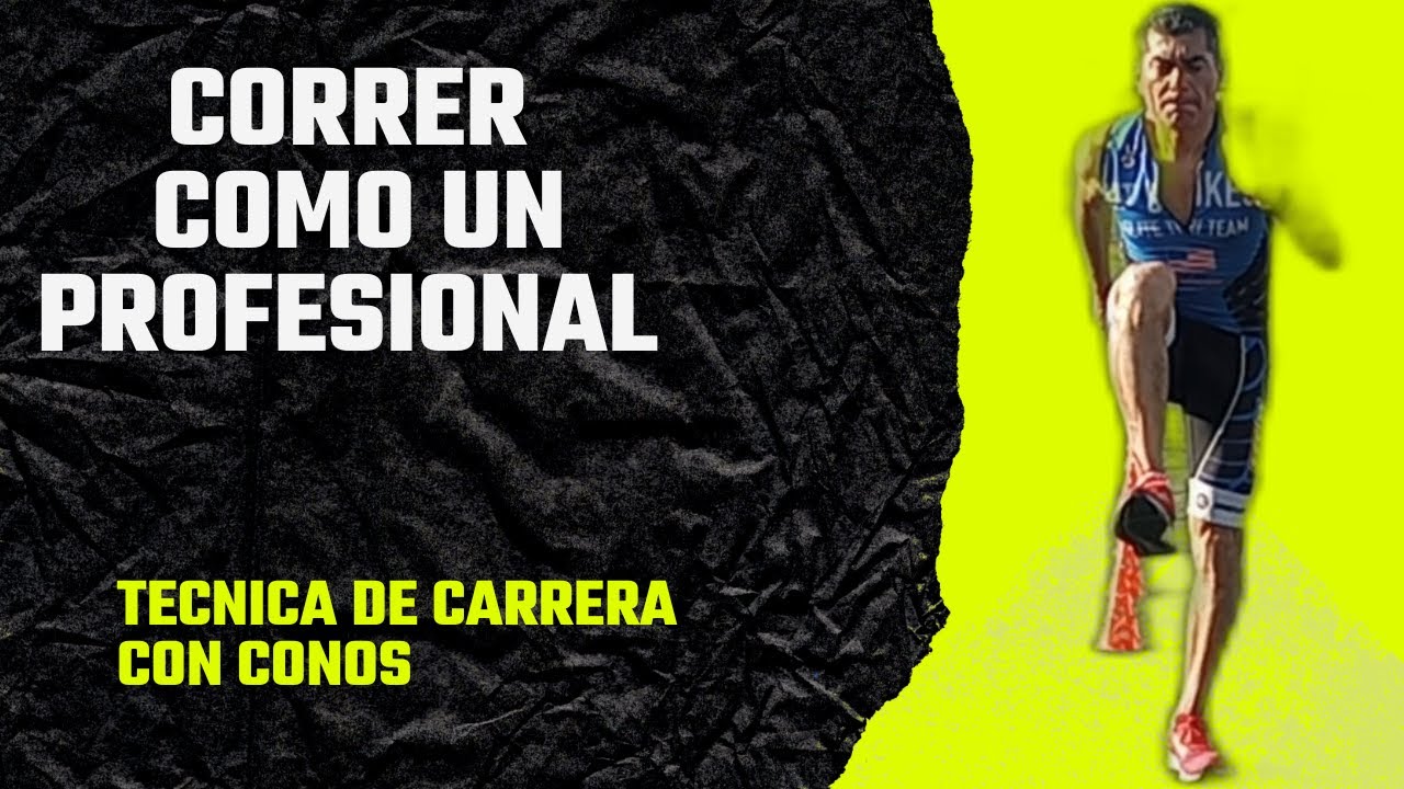 ENTRENAMIENTO de TECNICA con CONOS para CORRER - YouTube