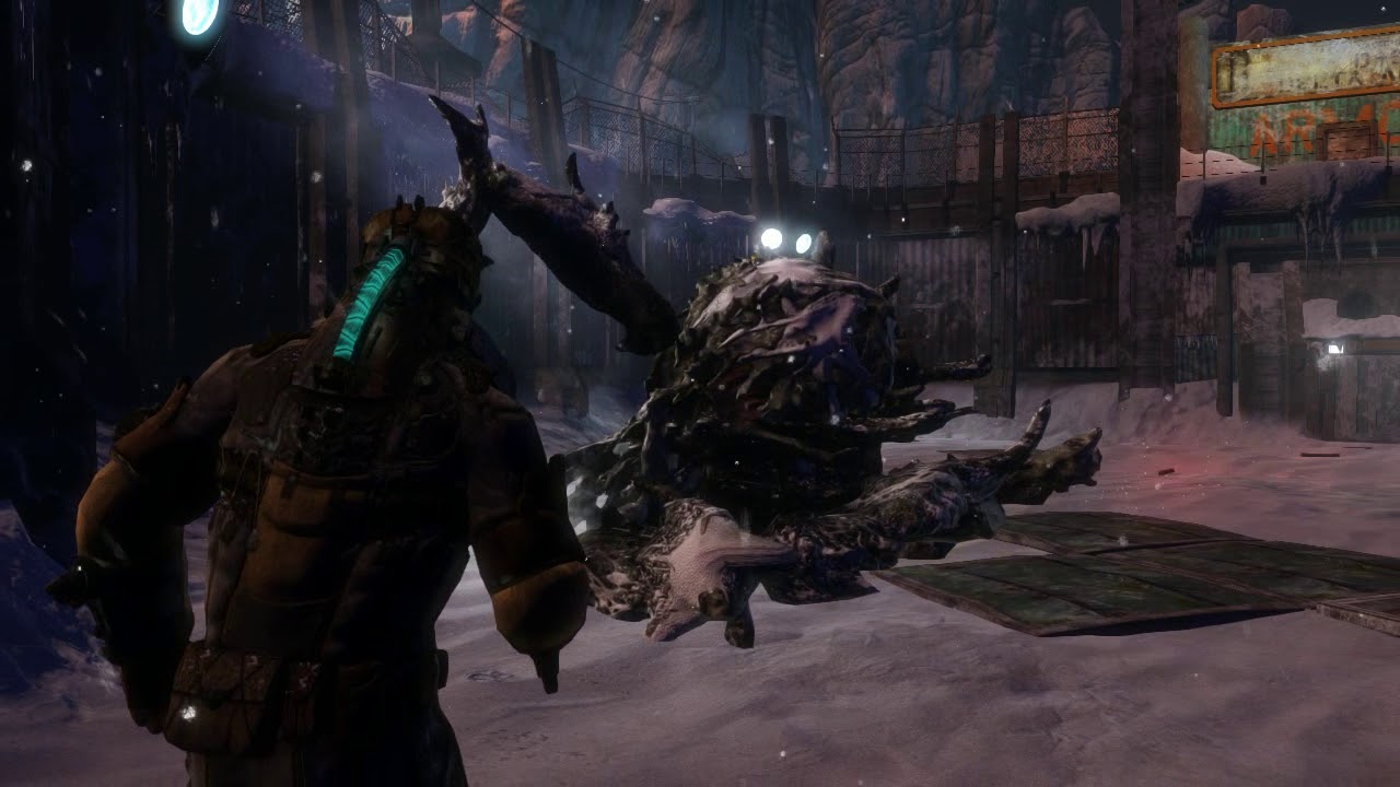 Dead Space 3 ("Snow Beast 2" Boss Fight) - YouTube