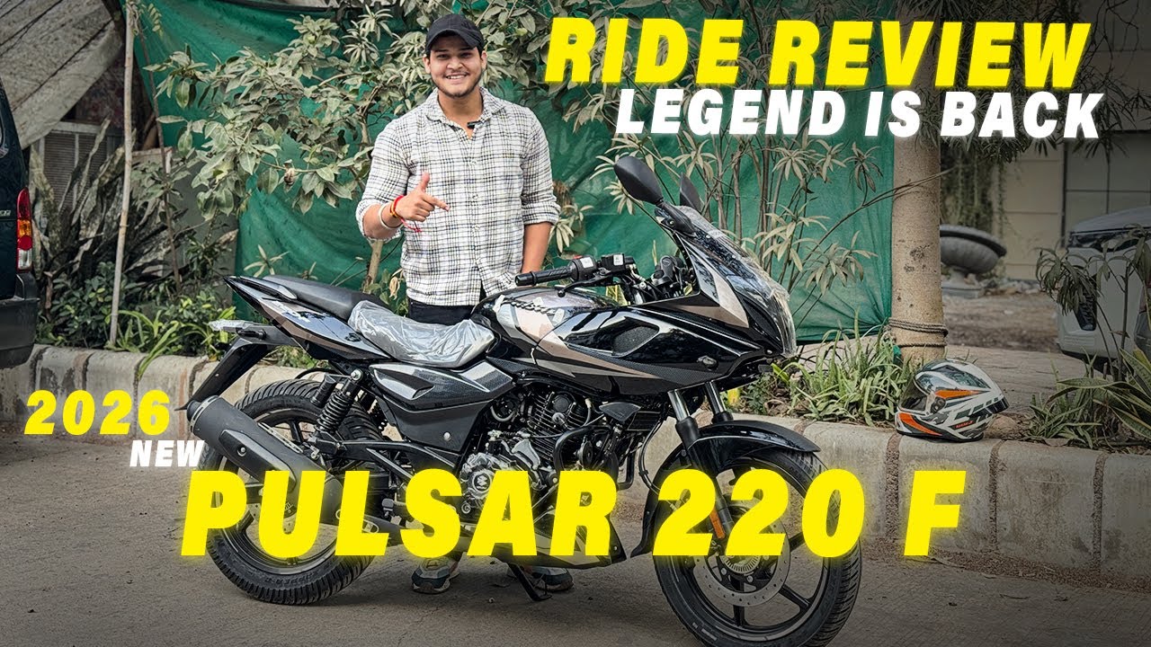 Ride Review of all new Bajaj Pulsar 220 F 2026 || legend bike ? - YouTube