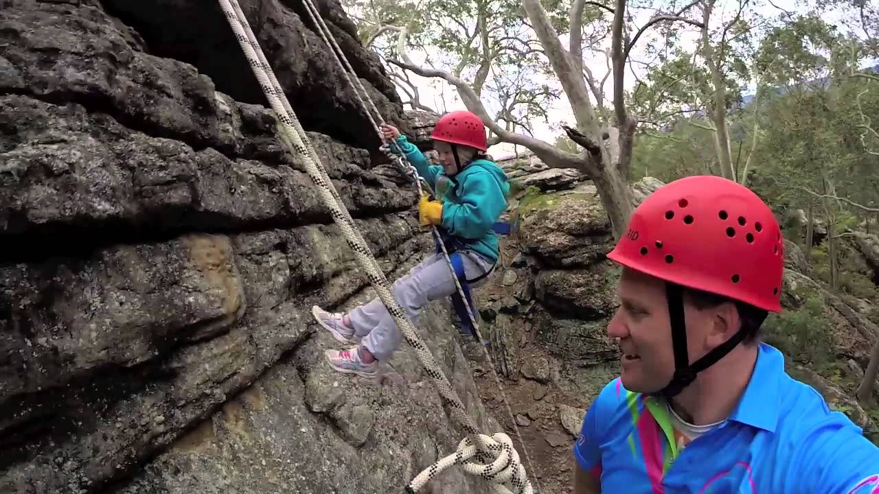 Kids Abseiling School Holidays like Never Before! - YouTube