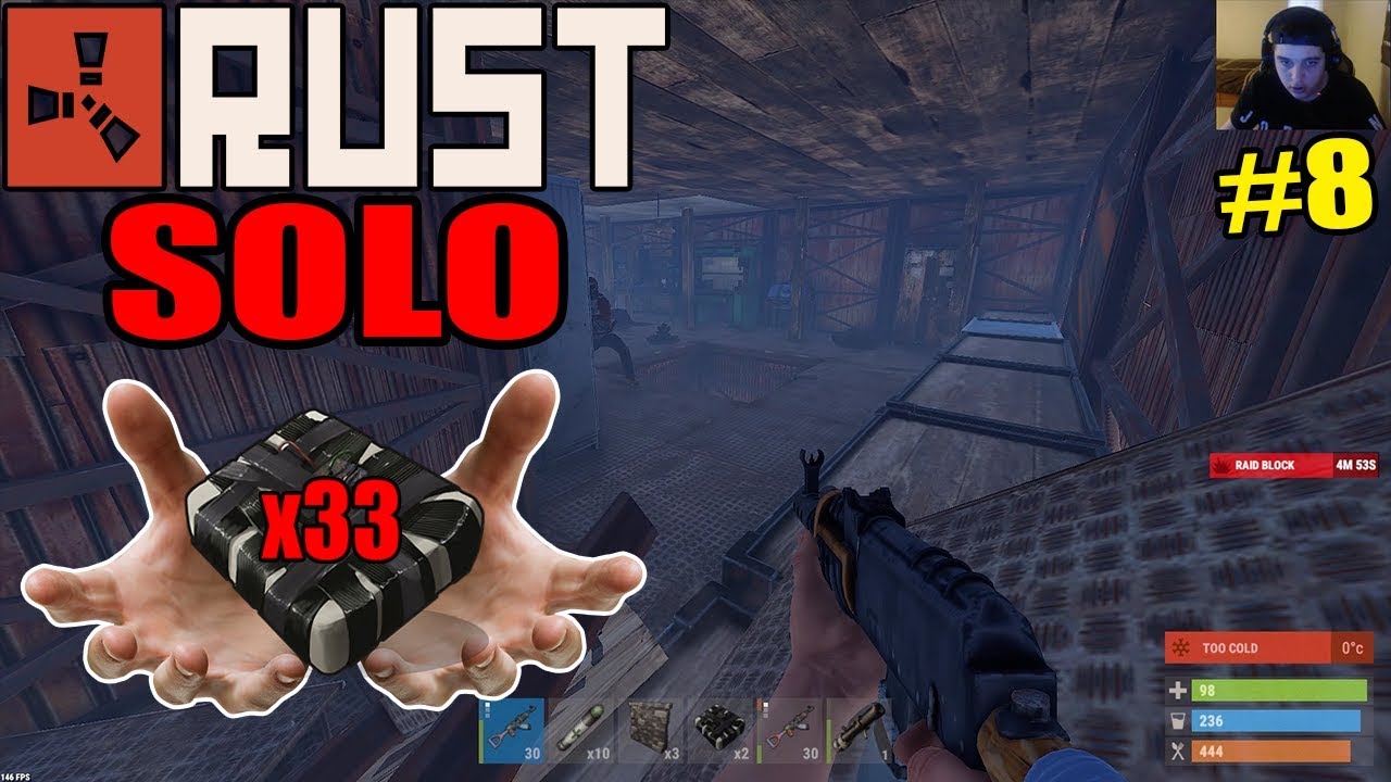 RUST SOLO #8 💣 ¡RAIDEO UN ICEBERG Y TIENEN 30C4! 💣 GAMEPLAY EN ESPAÑOL - YouTube