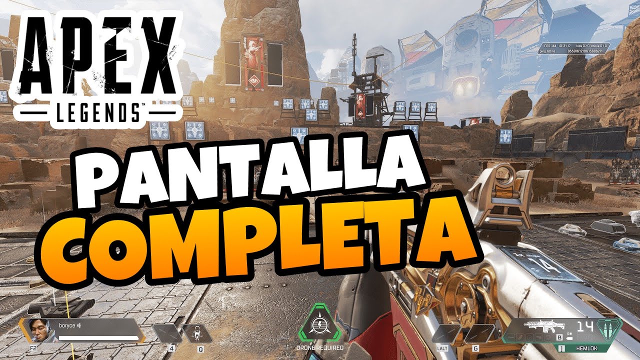 👉 Como poner PANTALLA COMPLETA en APEX LEGENDS 🔥 2024 - YouTube