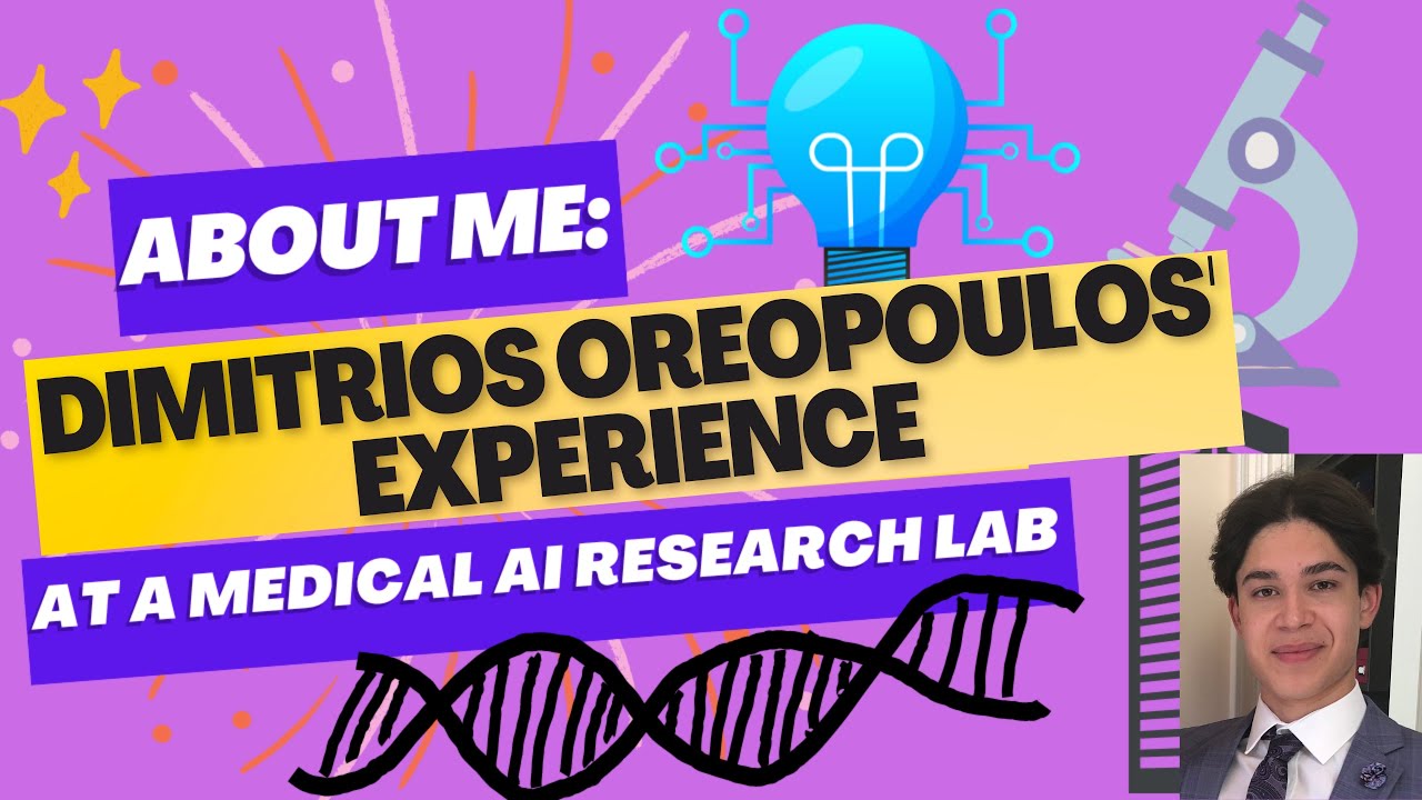 Dimitrios Oreopoulos: My Experience at a Medical Research Lab - YouTube