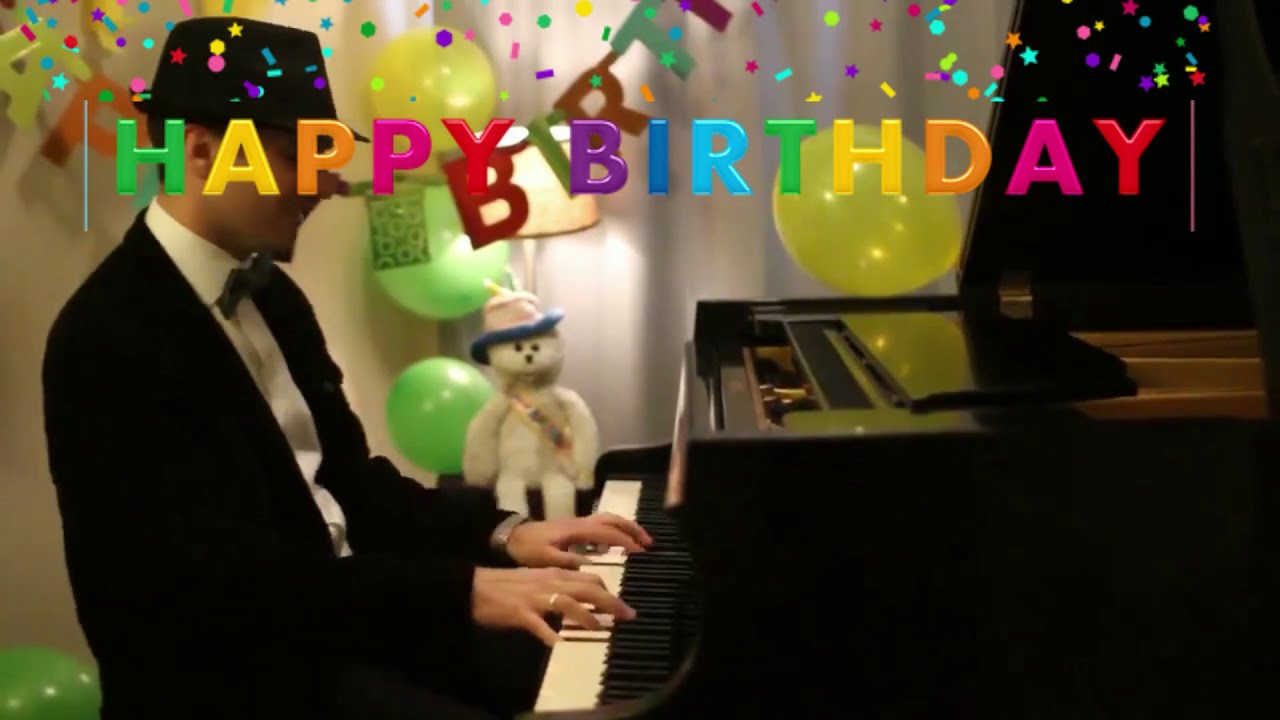 Happy Birthday! - Jazzy Piano Arrangement | happy birthday piano sheet ...