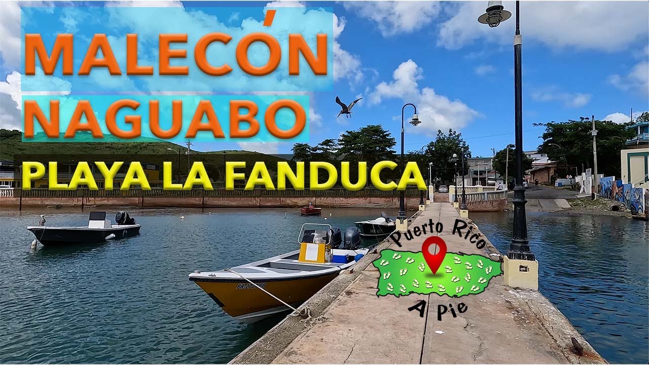 ⛔️🏝 El MALECÓN Naguabo y LA FANDUCA a pie 👣 4K - YouTube