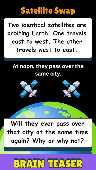 Same city. Same time. Opposite directions. Will fate align them again? 🌏🔄 #brainteaser - YouTube