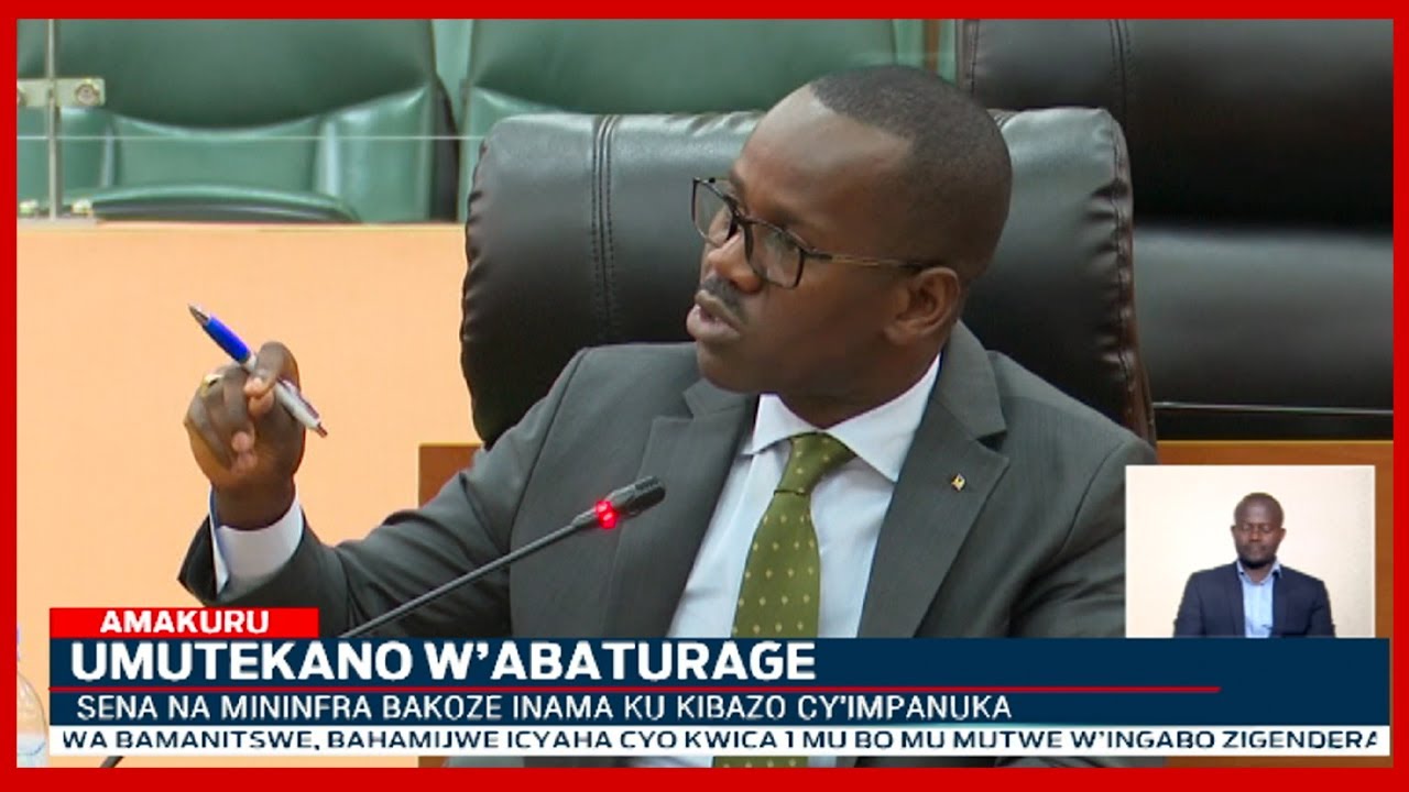 Sena na MININFRA bakoze inama ku kibazo cy'impanuka zo mu muhanda - YouTube