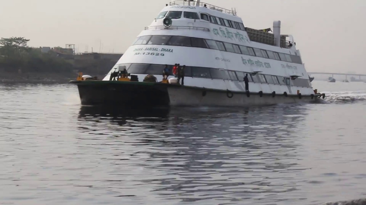 First Bangladeshi Catamaran Type Speedy Ship MV Green line 2 - YouTube