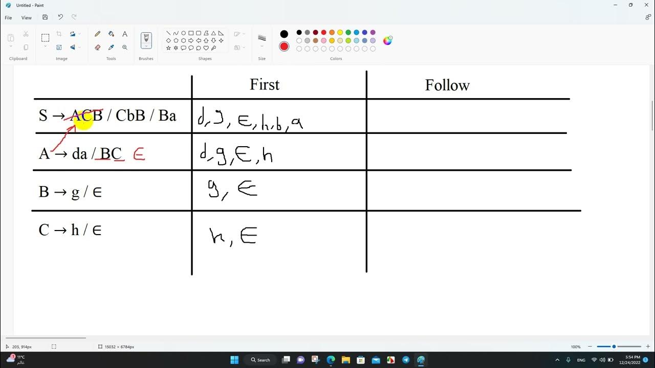 مثال ثالث على first , follow - YouTube