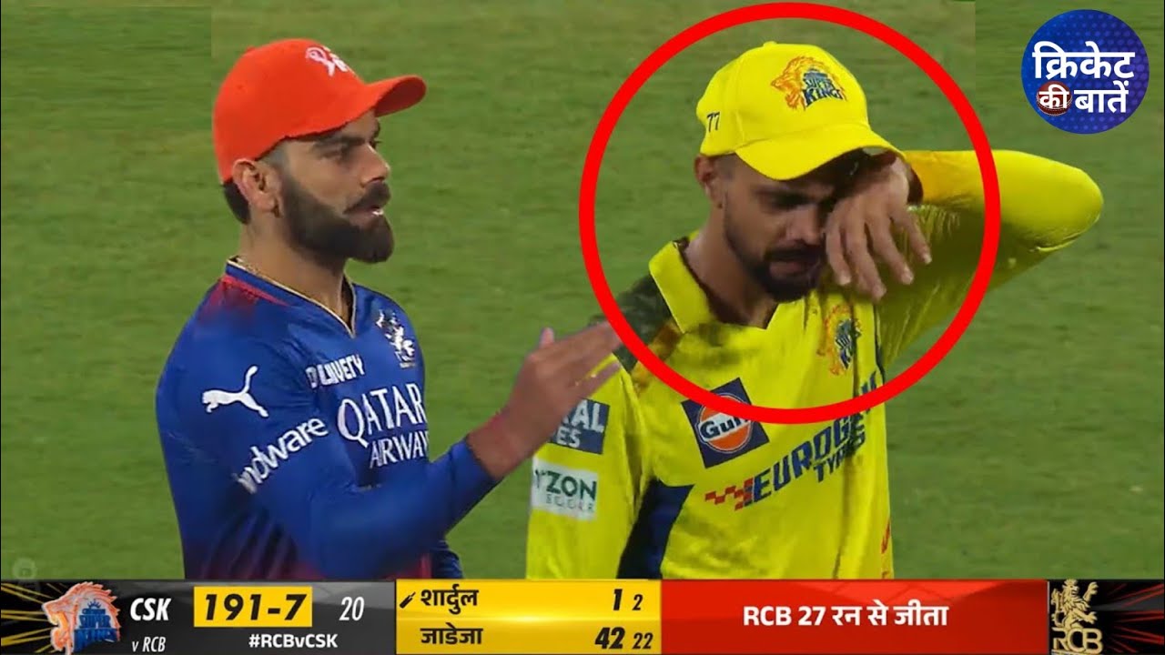Virat kohli heart winning Gesture for crying Rituraj Gaykwad after loss ...