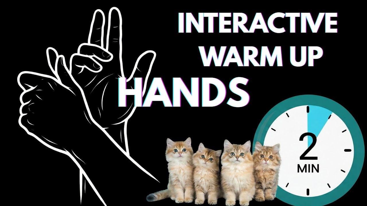 immwesive warm Up exercises before WORK - HANDS (2 minutes) - YouTube