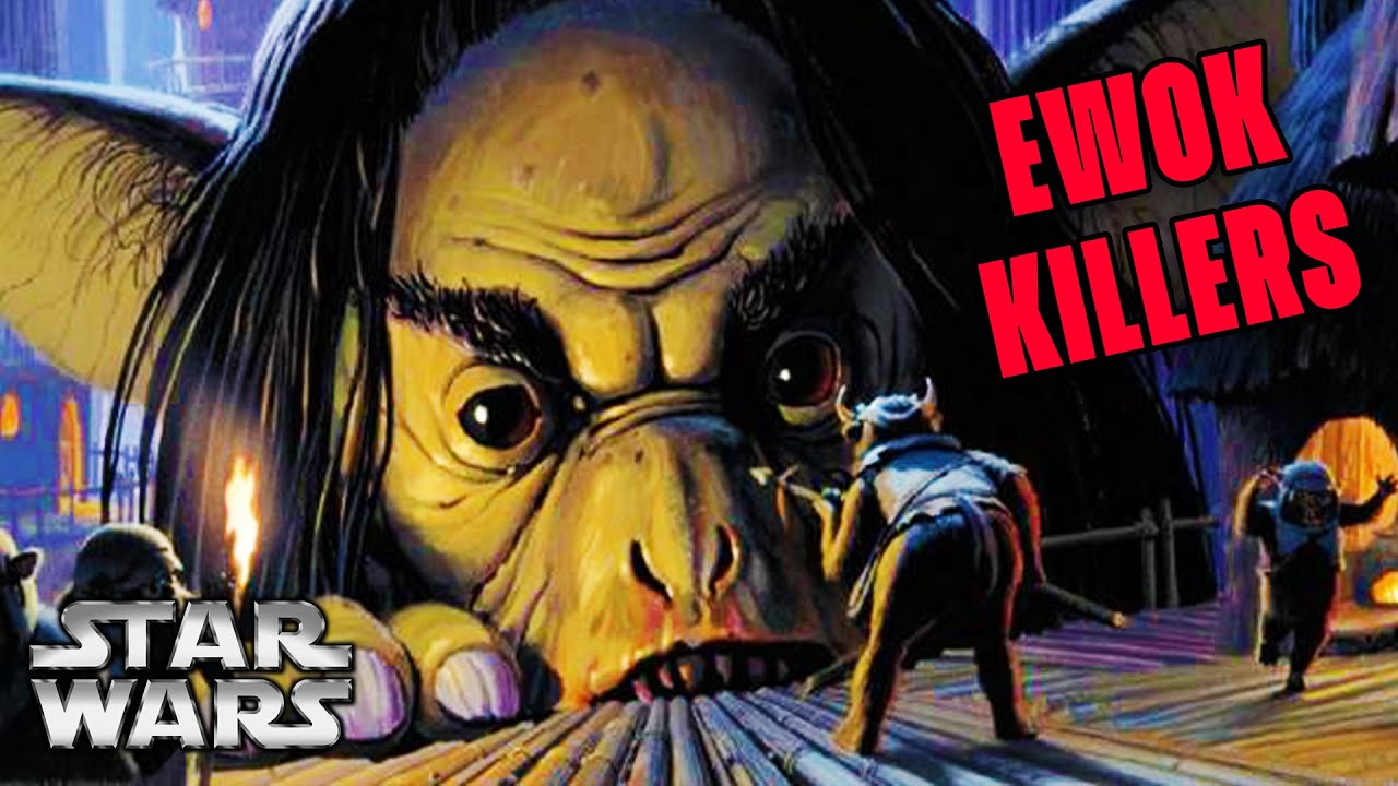 Who Were the HORRIFYING Creatures that ATE Ewoks? - Star Wars Explained ...