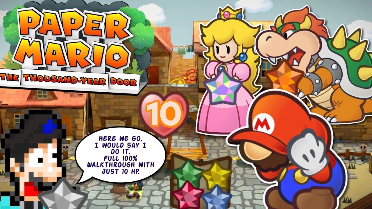 Paper Mario The Thousand Year Door (Switch) 10 HP Challenge - Part 3 ...