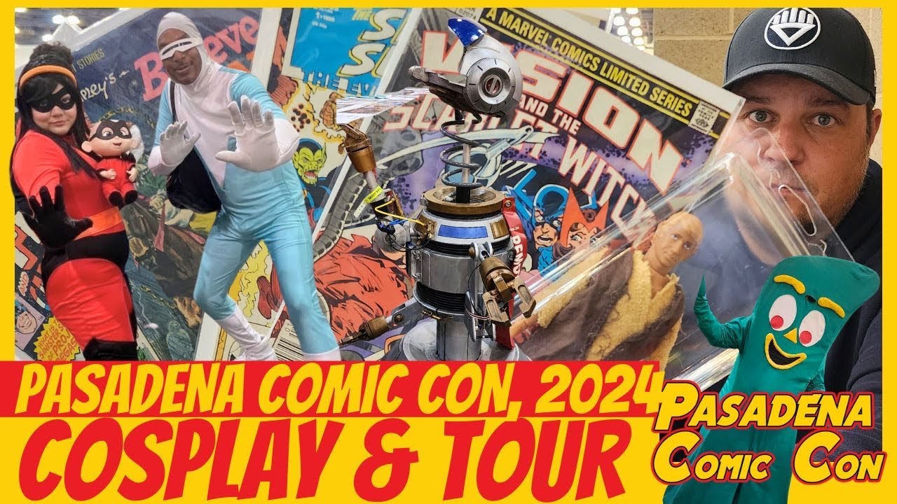Cosplay, Toys, & Comics Tour of Pasadena Comic Con 2024 - YouTube