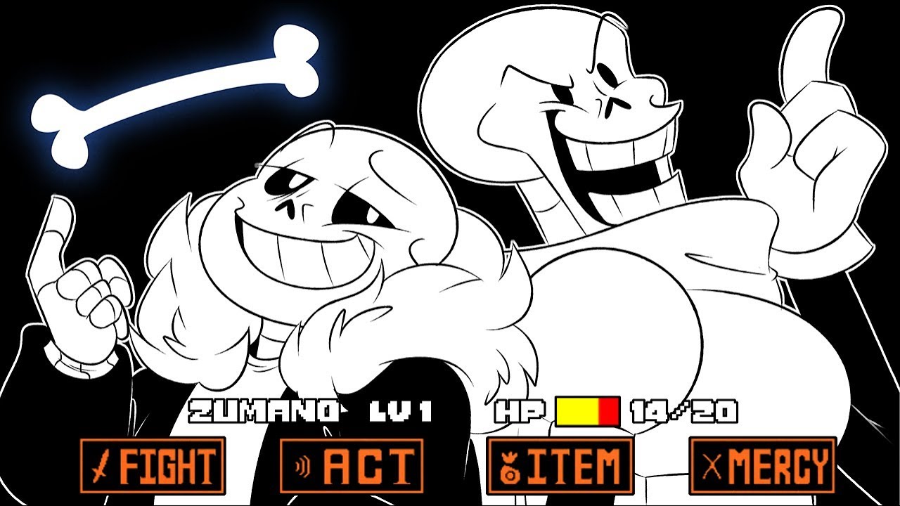 A BATALHA CONTRA SANS E PAPYRUS! DOUBLE BAD TIME! - YouTube