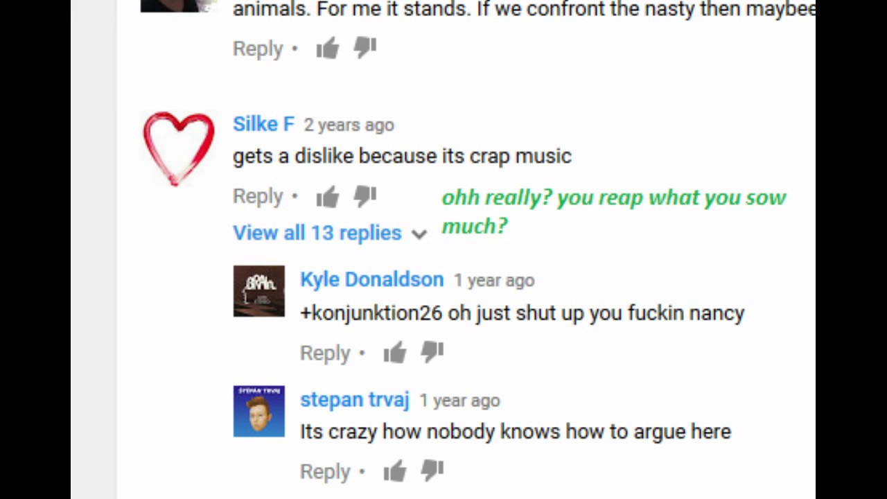 Why Silke F gets so many dislikes - her AFX hate comments. - YouTube