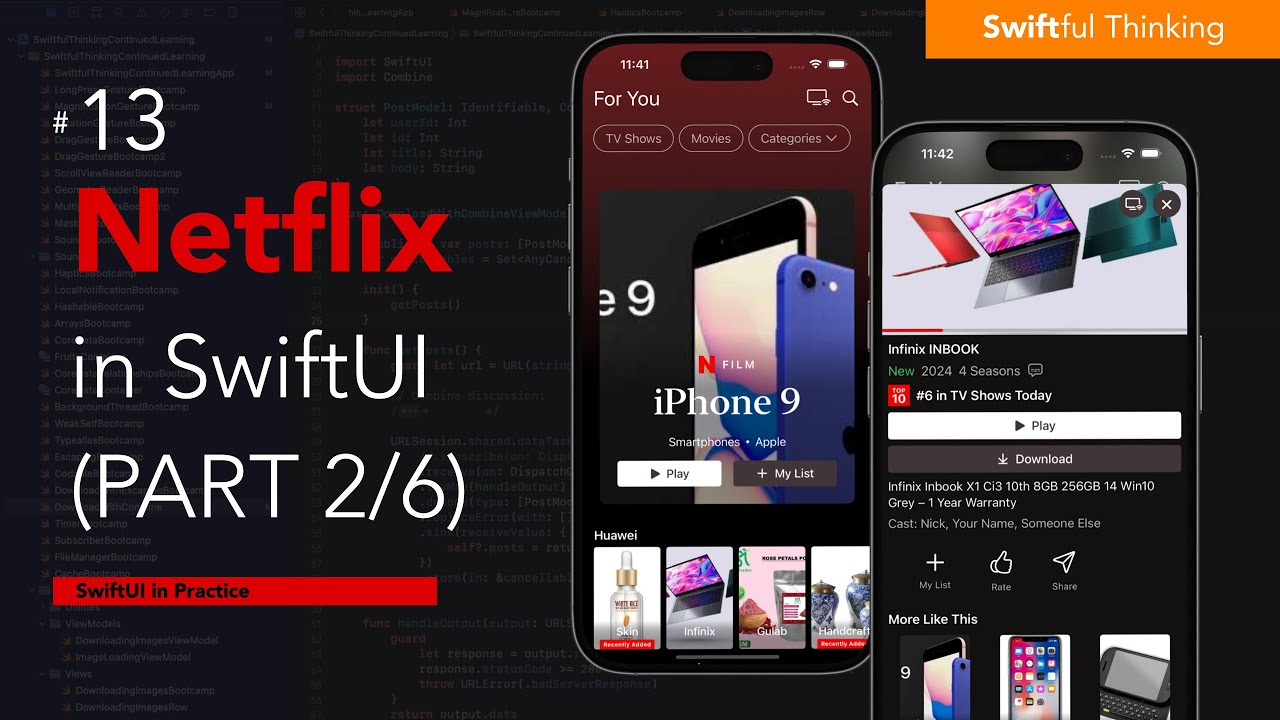 Rebuild Netflix In Swiftui Part 26 Swiftui In Practice 13 Youtube