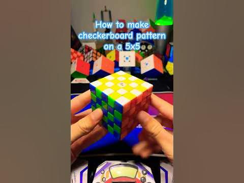 How to make checkerboard pattern on a 5x5 - YouTube