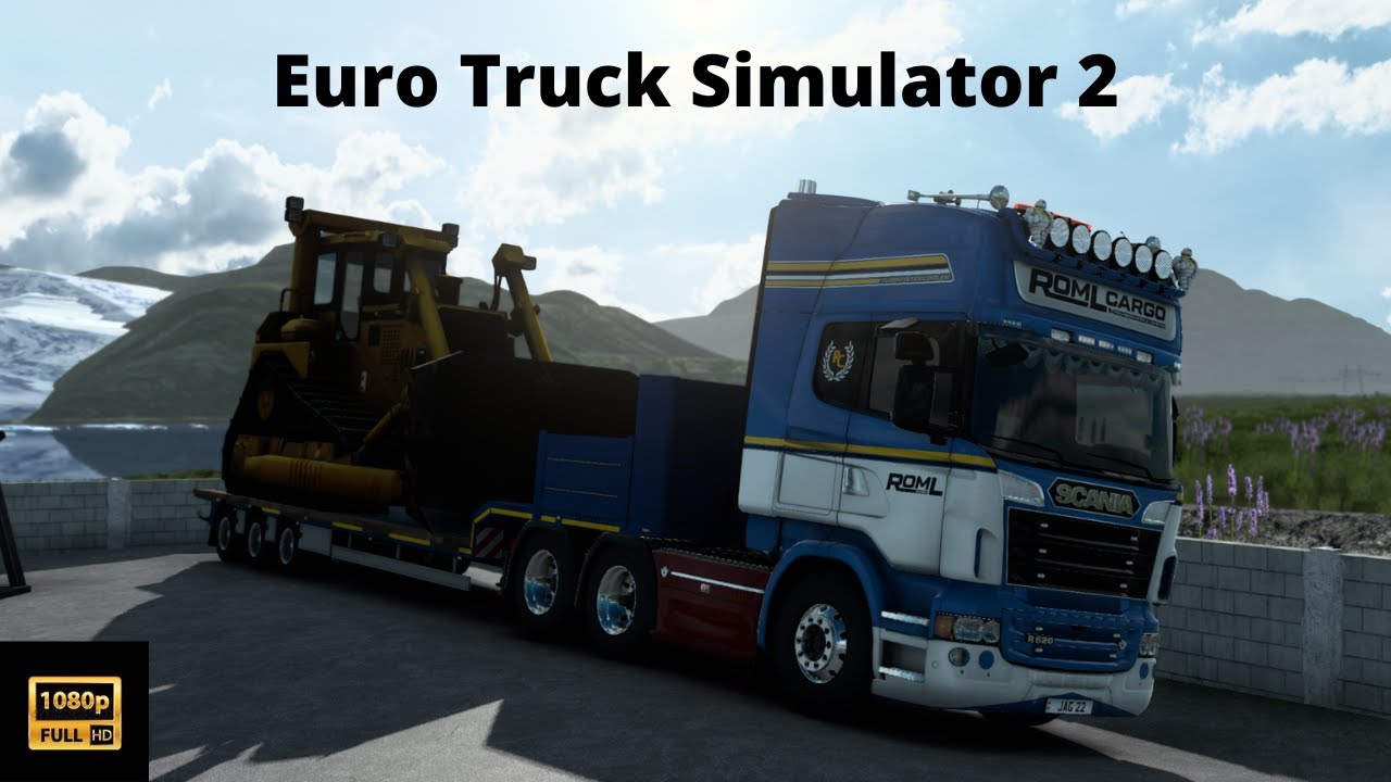 ETS 2 | Oversized Load - Edinburgh To Iceland | Scania R620 V8 ...