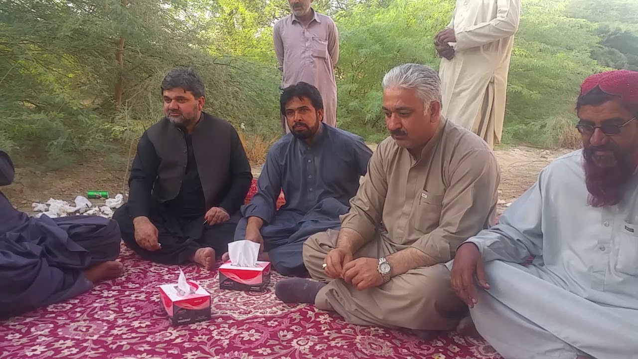 Mir zahir langau having pleasant moment with Sardarzada Mir saeed ...