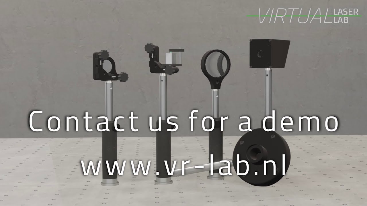 Virtual Laser Lab - demo - YouTube
