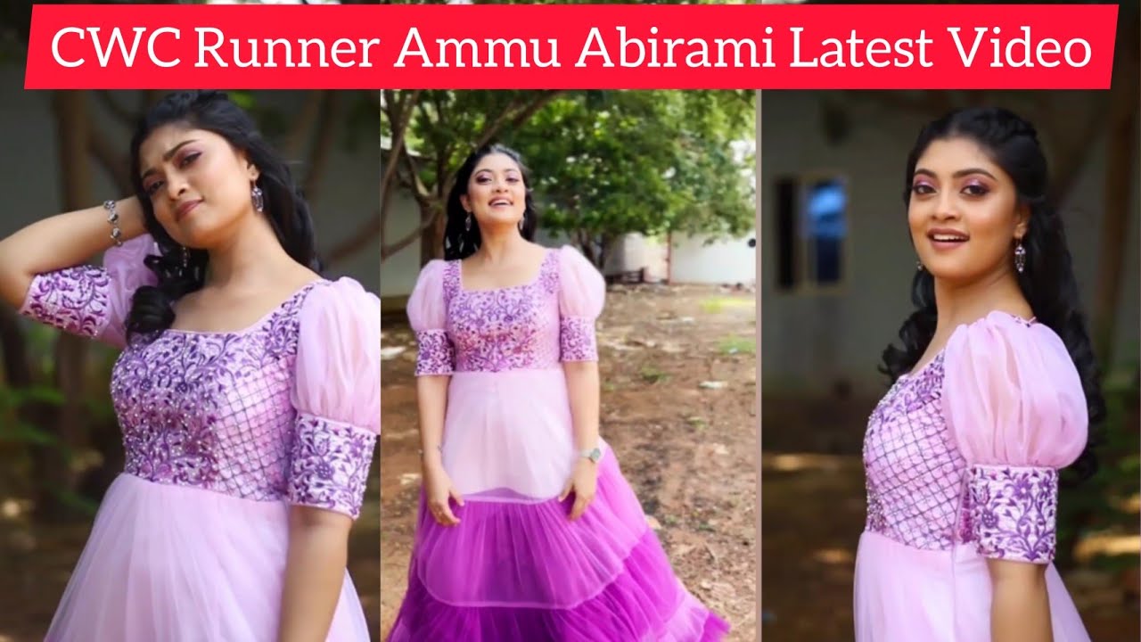 CWC Runner Ammu Abirami Latest Video#Cooku With Comali season 3# - YouTube