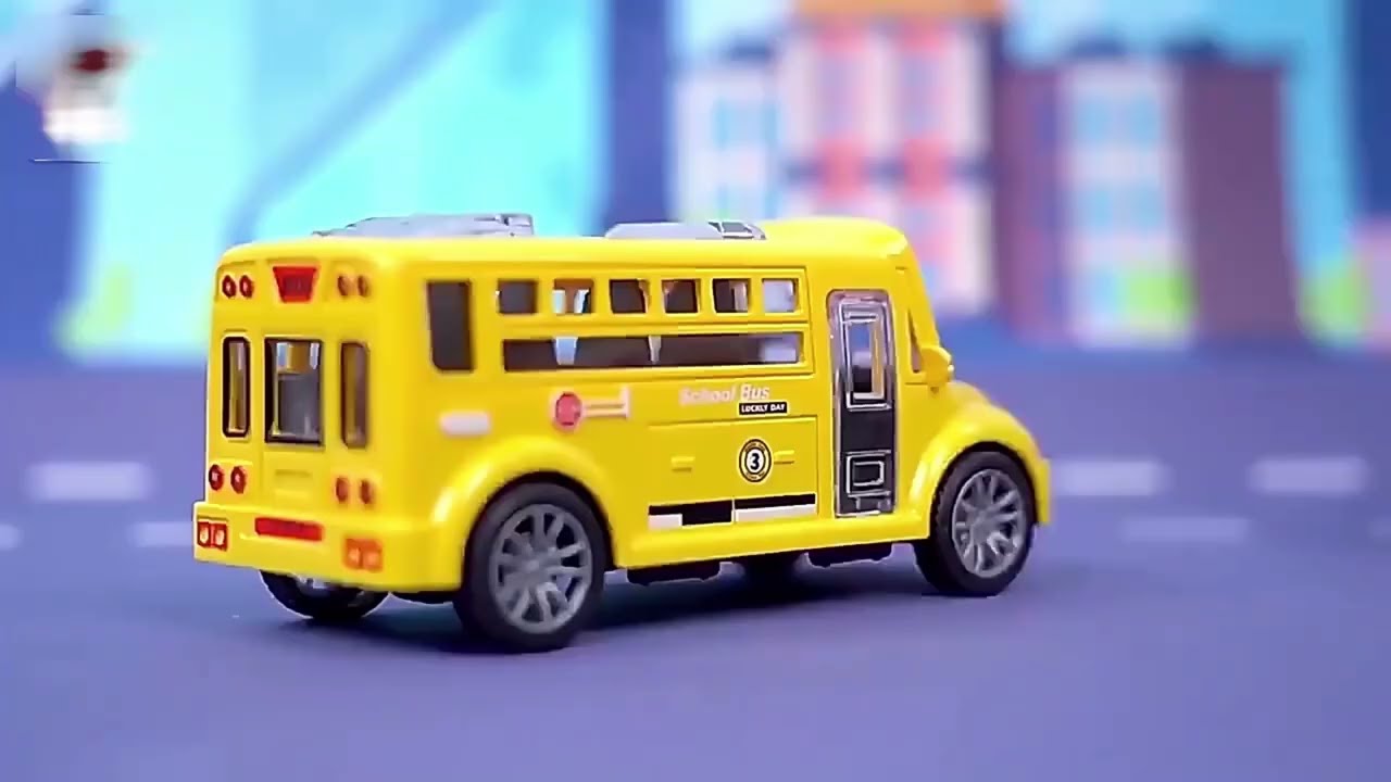 Bus on the Wheels | School Bus | School Bus Kids Toy - YouTube