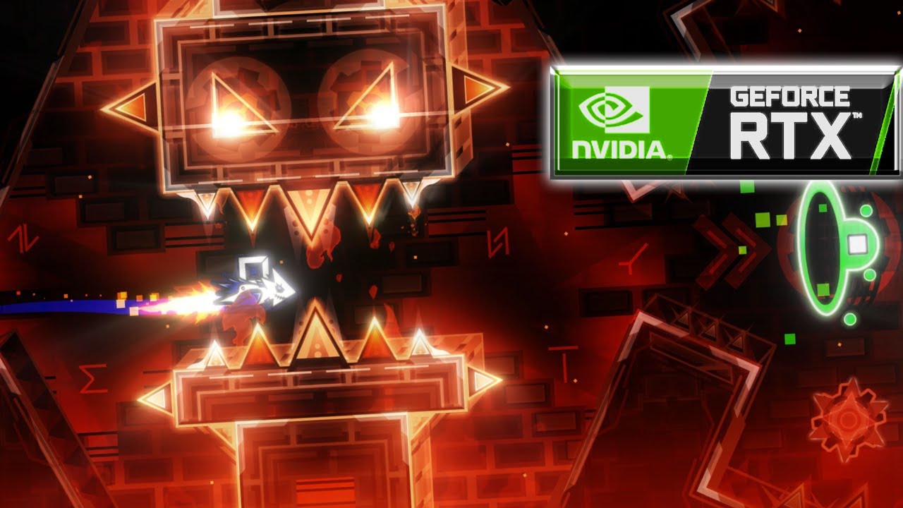 "FLAMEWALL" With RTX ON (4K, 60FPS) - Geometry Dash - YouTube