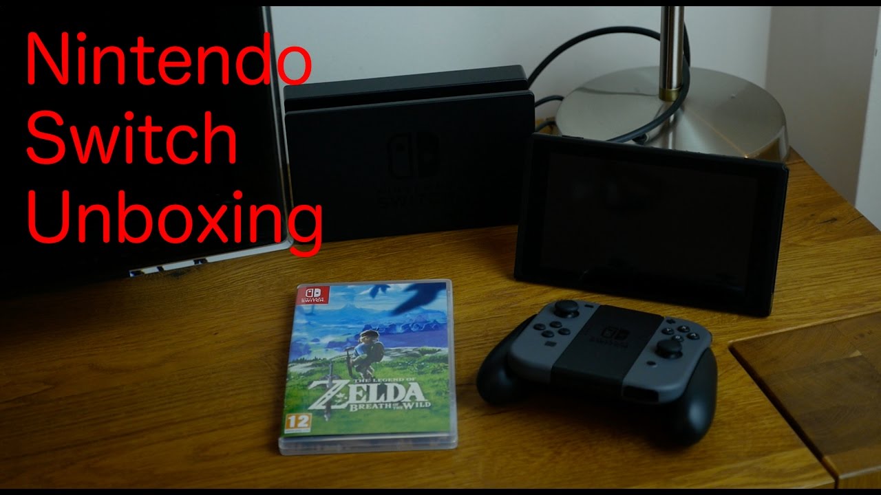 Nintendo Switch Unboxing UK Version Day 1 - YouTube