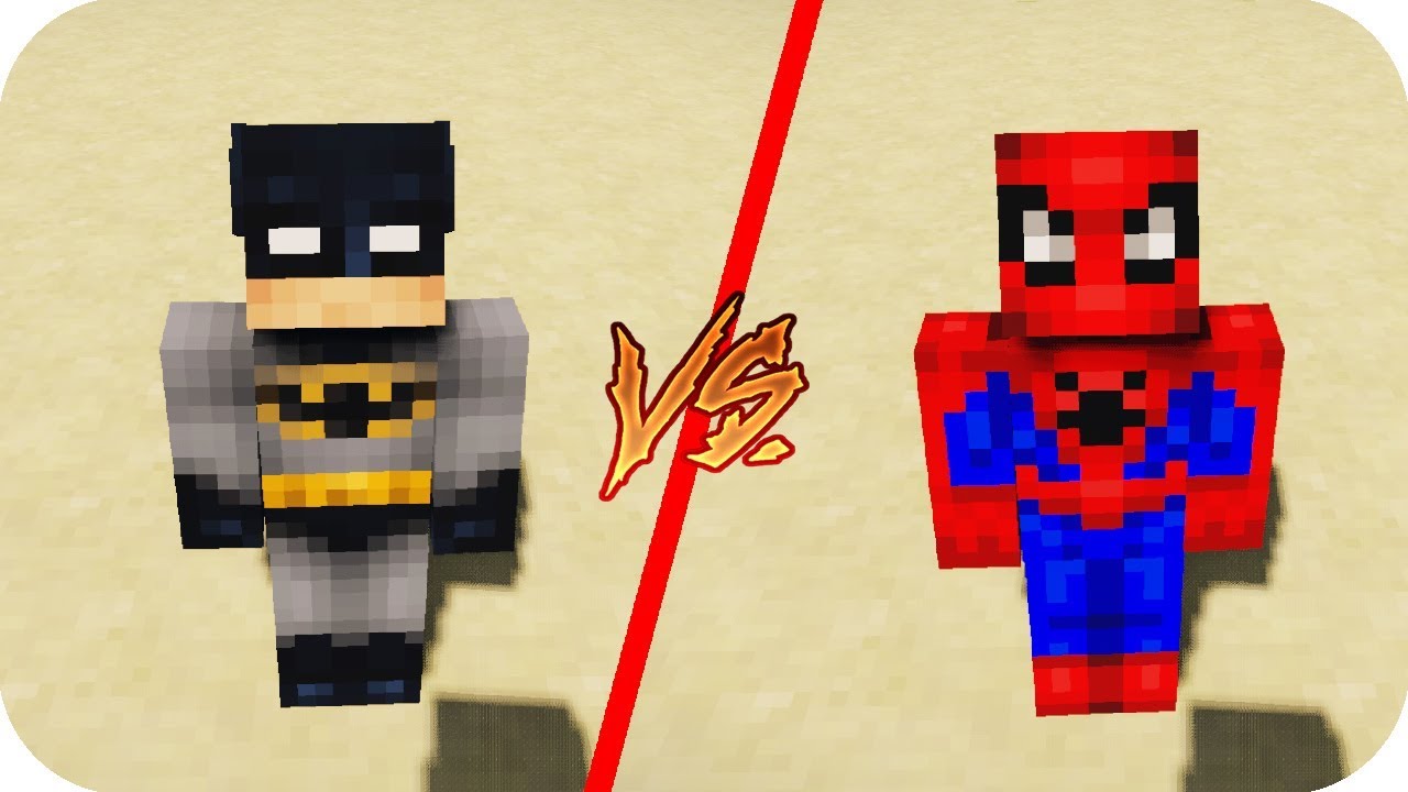 Casa Batman VS Casa Spiderman - Minecraft - YouTube