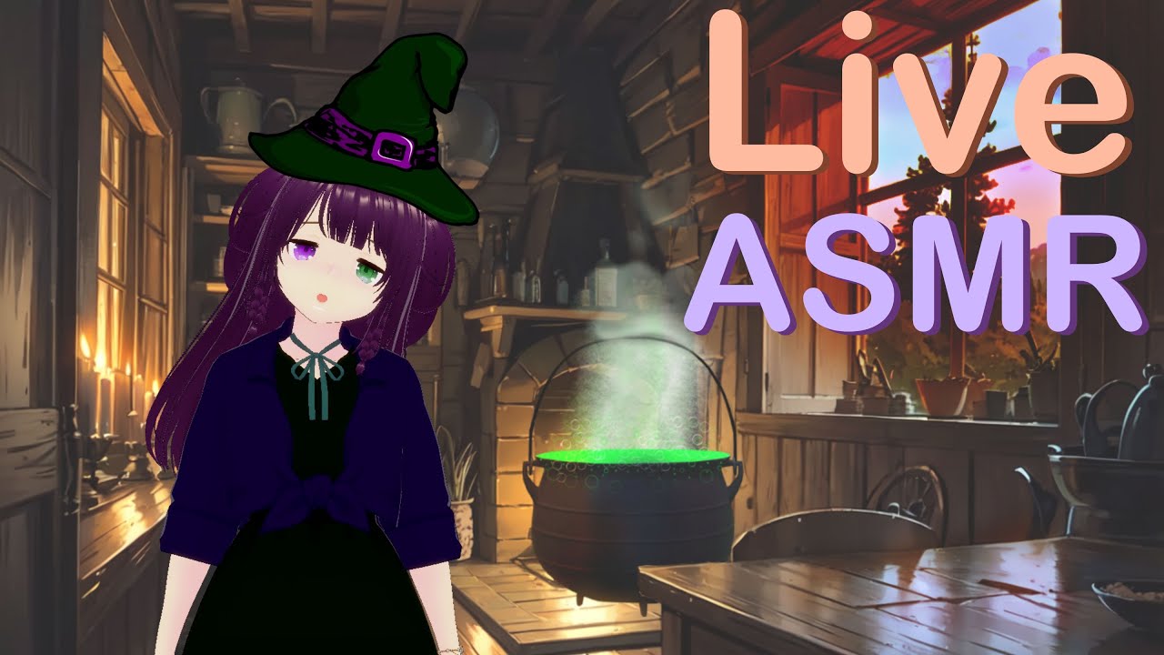 🔴 Live ASMR: Triggers from the witch RP vid and live roleplaying! - YouTube