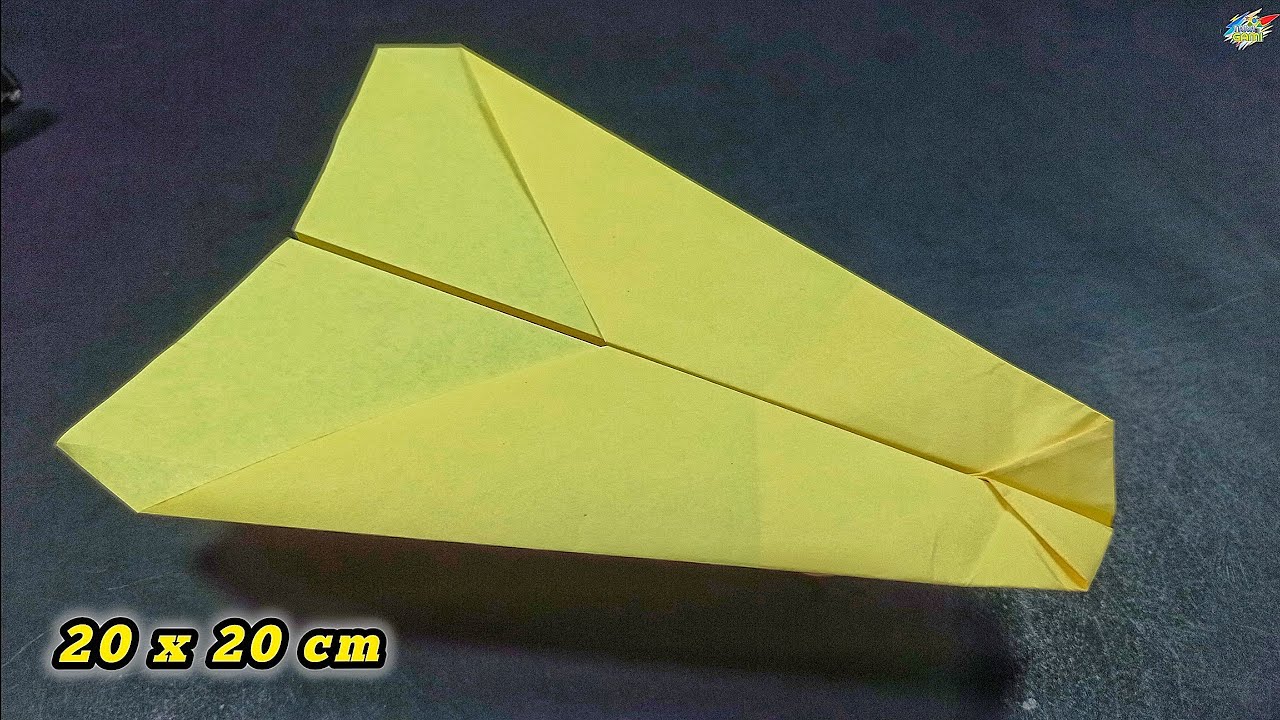 Paper Airplane Fly Far from Square Paper | How to Make Paper Airplane ...