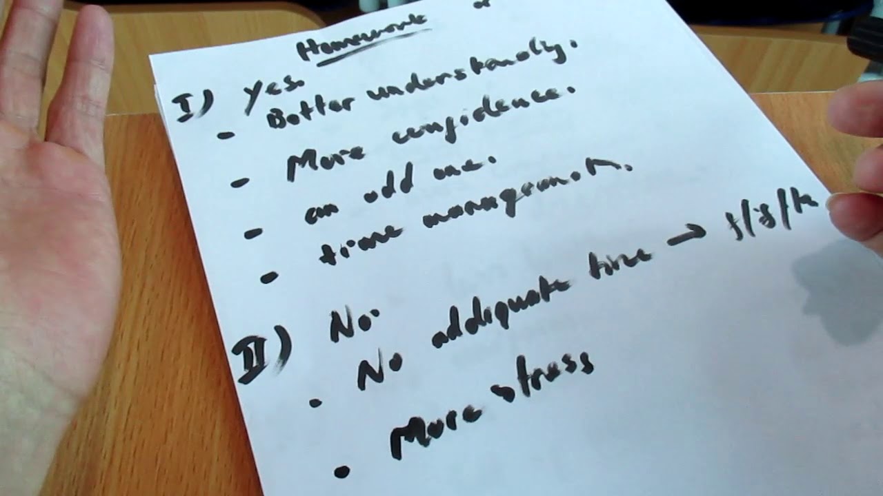 Homework or not homework - YouTube