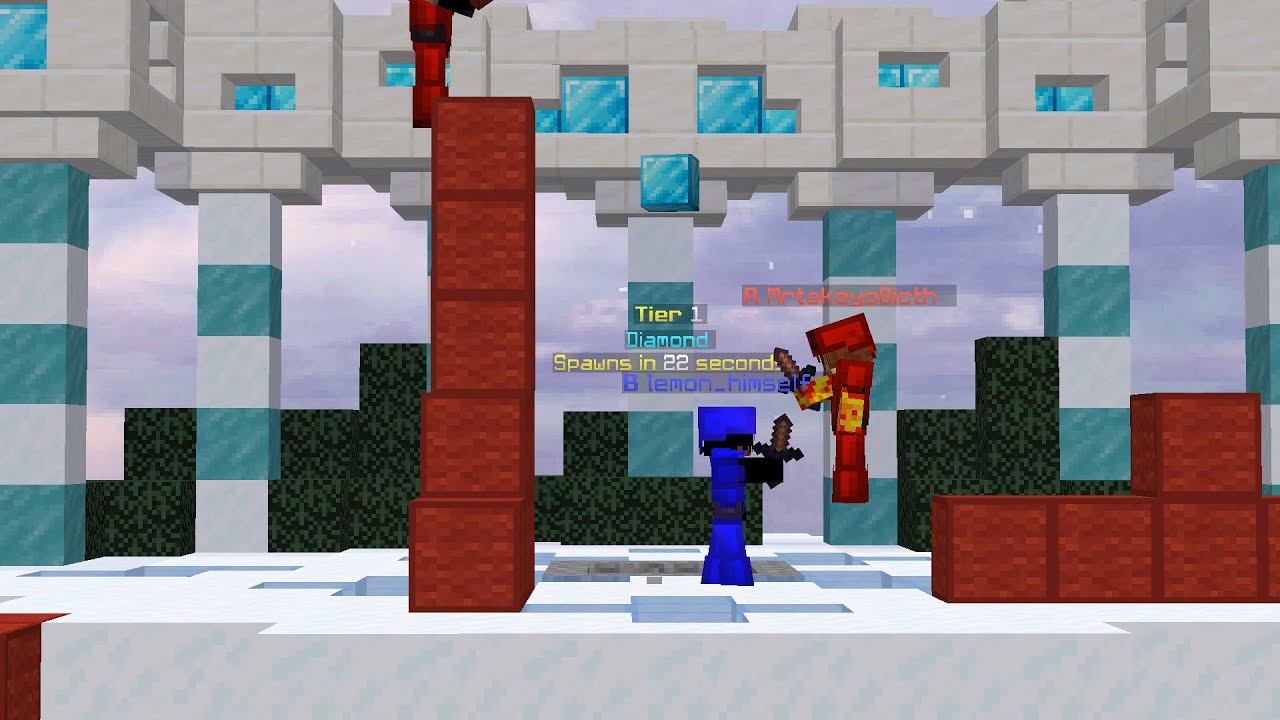 PLAYING MINECRAFT BEDWARS TILL I WIN - YouTube