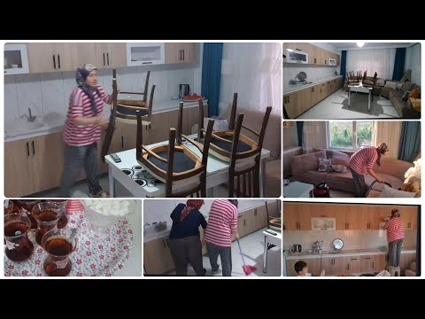 HOBİ BAHÇESİNDE  MUTFAK DOLAPLARI NI SİLDİM,KOLTUK YER TEMİZLİĞİ  PIRIL PIRIL OLDU