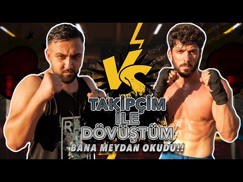 TAKİPÇİMLE DÖVÜŞTÜM | BANA MEYDAN OKUDU!
