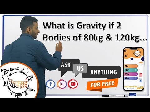 Gravity b/w Bodies of 80kg & 120kg - Q1 - 25012025 | Gravitational ...