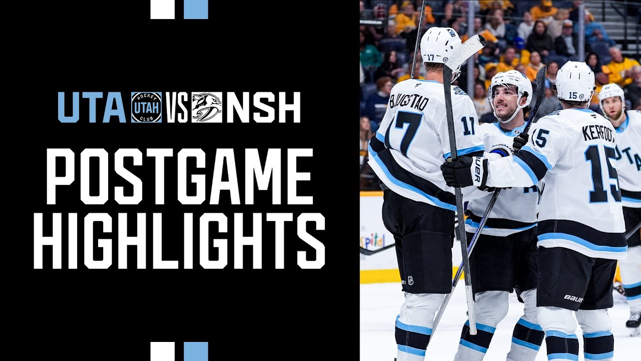 Utah Hockey Club vs. Nashville Predators | 4.14 Postgame Highlights ...