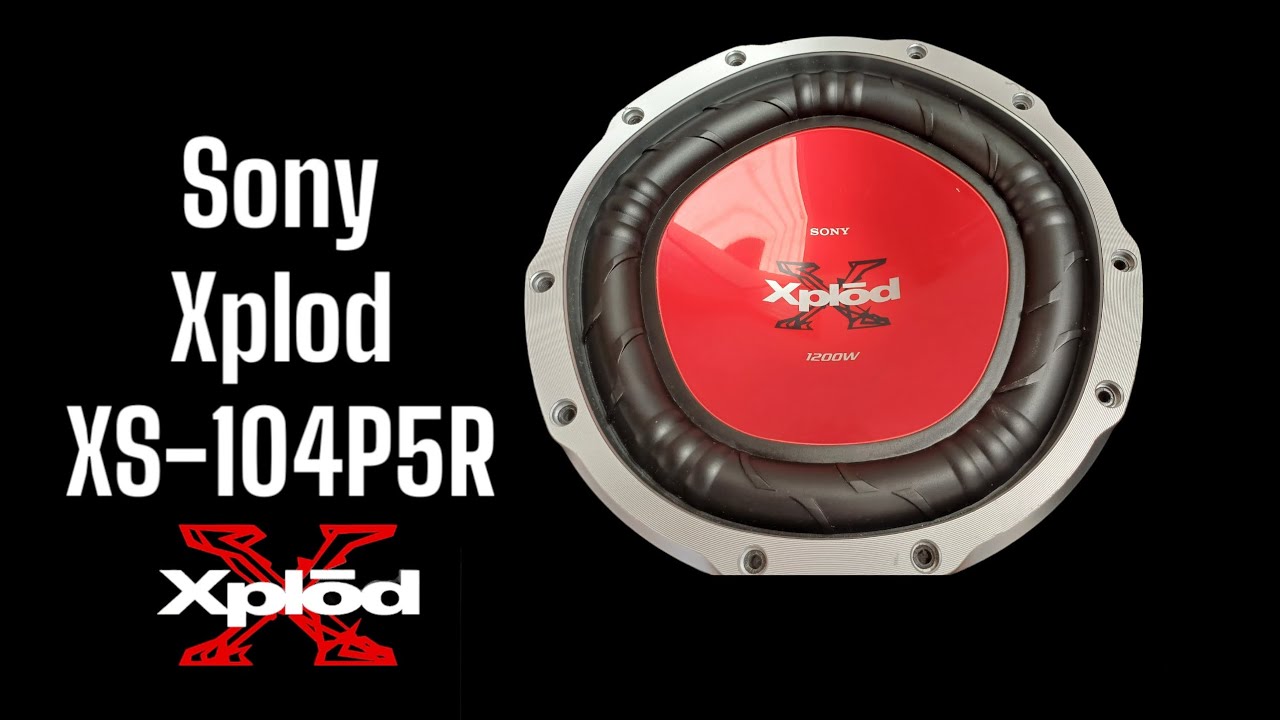 Review subwoofer Sony Xplod old school XS-L104P5R ¡Suena genial! 🔊🔊 ️ ...