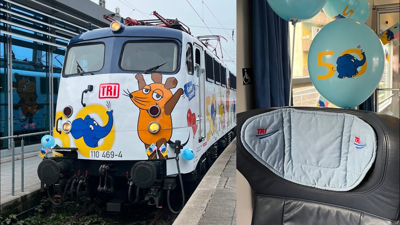 Vorstellung der neuen 110 469 von TRI „50 Jahre Sendung mit der Maus ...