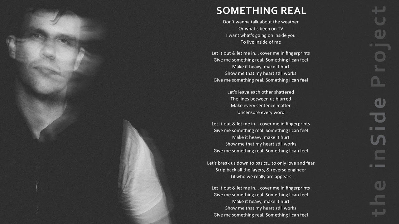 'Something Real' lyrics & sample - YouTube