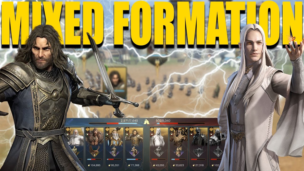 Lotr Rise To War Best Mixed Formation Formula New gear Builds And ...