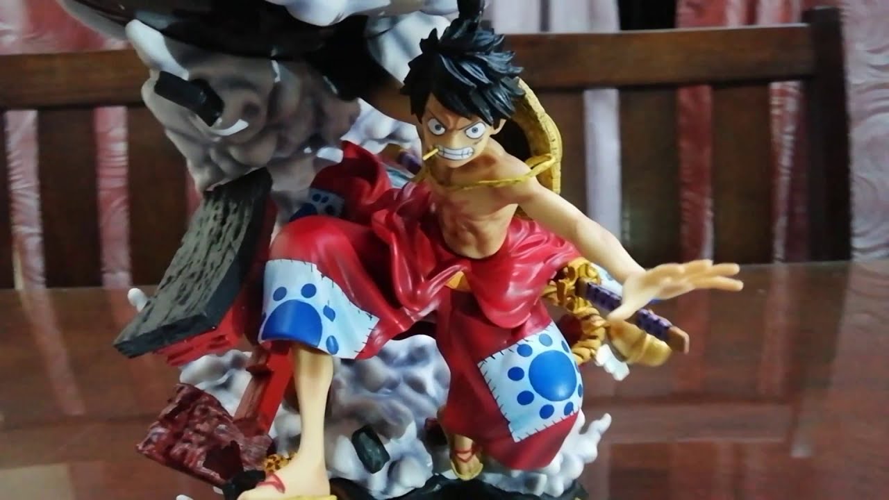 Unboxing Figure Luffy Wano F3 Studio - Luffy Gear 3 Statue Copy - YouTube